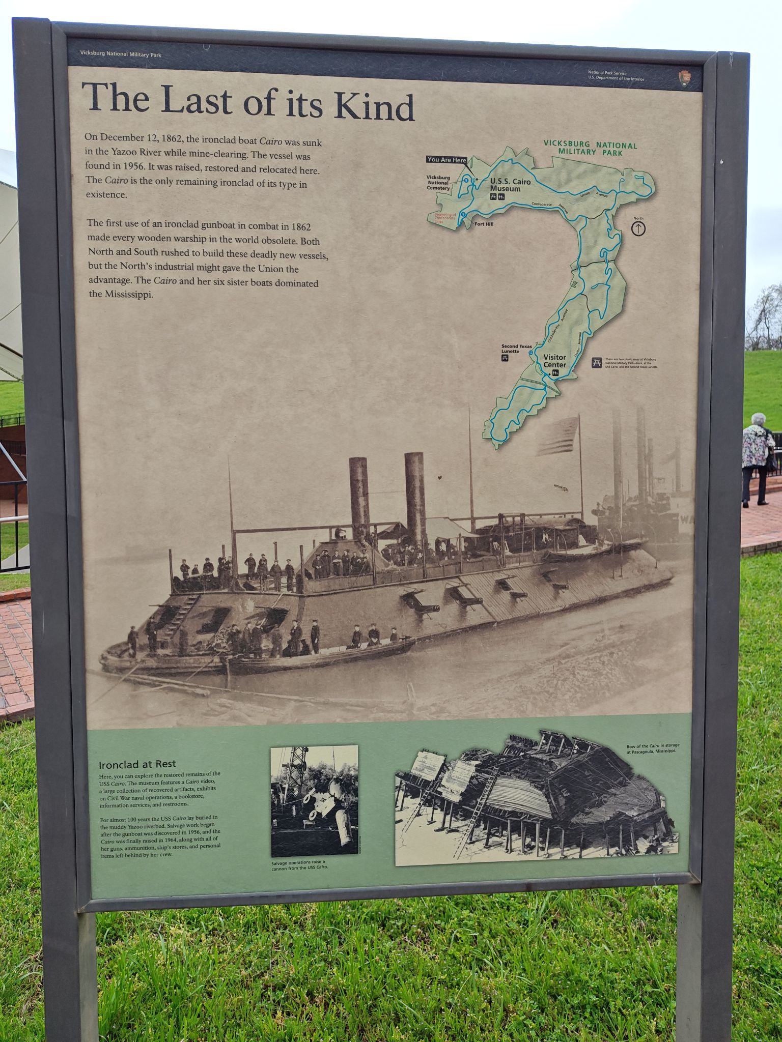 USS Cairo Gunship Vicksburg National Military Park – TOAL-Trip of a ...