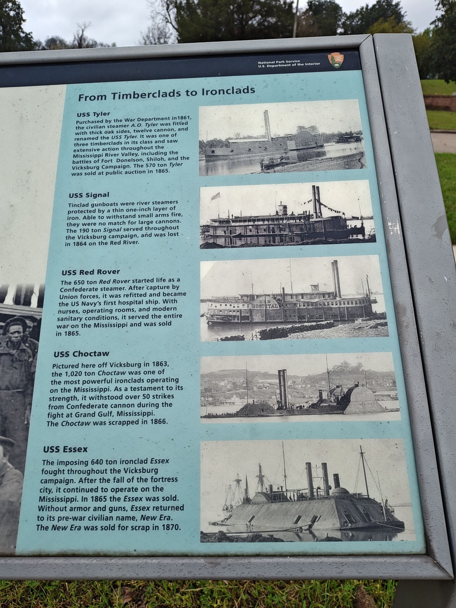 USS Cairo Gunship Vicksburg National Military Park – TOAL-Trip of a ...